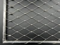 China SS316 7*7 Stainless steel Balustrade Cable Mesh For Staircase for sale