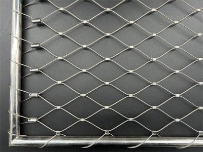 China SS316 7*7 Stainless steel Balustrade Cable Mesh For Staircase for sale