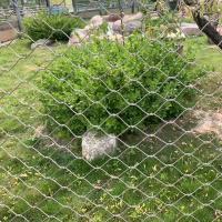 China SUS 304 316 Knitted / Buckle Ferrule Stainless Steel Wire Rope Mesh For Aviary Protect for sale