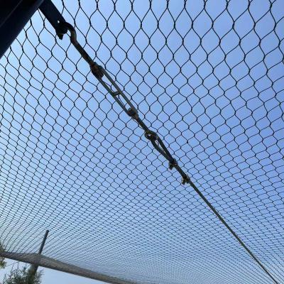 China 7x19 Stainless Steel Bird Aviary Net - Diamond Protection Mesh for Zoo Enclosures for sale