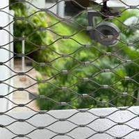 China Stainless Steel Flexible Cable Wire Mesh Netting for Bird Aviary - 316 Marine Grade for sale