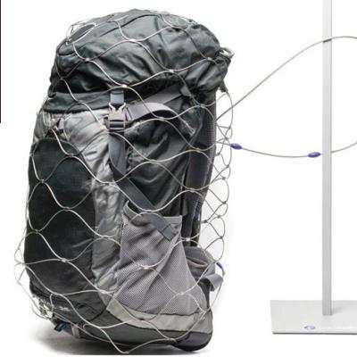 China Stainless Steel Drop Prevention Safe Net Stainless Steel Wire Rope Mesh Bag for sale