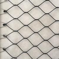 China Ferrule Stainless Steel  Black Oxide Wire Rope  Mesh Railing Net for sale
