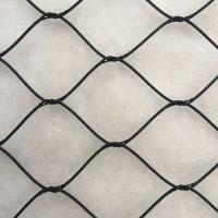 China Black Oxide 316L Stainless Steel Wire Rope Woven Garden Fence for sale