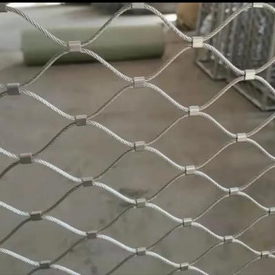 China Flexible Wire Rope Mesh Corrosion Resistant Stainless Steel Durable Netting for sale