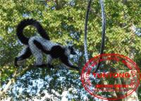 China Knotted Animal Enclosure Netting , Zoo Aviary Netting Corrosion Resistant for sale
