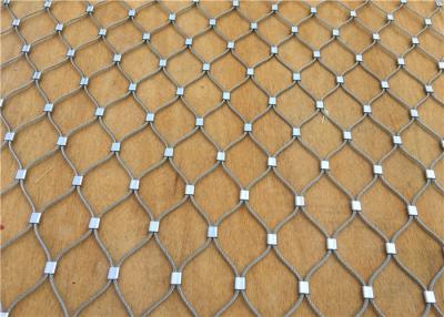 China Woven Rope Architectural Wire Mesh Corrosion Resistant For Zoo Safety Protection for sale
