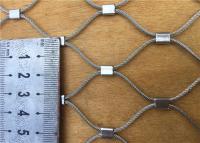 China Woven Rope Architectural Wire Mesh Corrosion Resistant For Zoo Safety Protection for sale