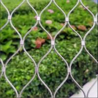 China Flexible SS304 316 X Tend Cable Mesh For Zoo Aviary Protective Net for sale
