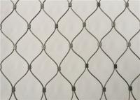 China Ferrule Style Flexible Stainless Steel Wire Rope Net For Balustrades for sale