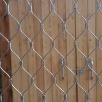 China 316 Stainless Steel wire Rope Mesh For Animal Zoo Enclosure Aviary Bird Net for sale