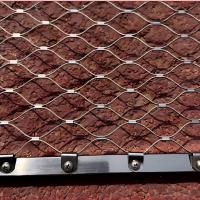 China Corrosion Resistant Wire Rope Mesh Galvanized Steel Durable Protective Netting for sale