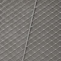 China Balustrade Infill Cable 80x80mm Ferrule Rope Mesh For Staircase for sale