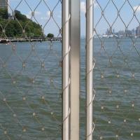 China Diamond-Shaped 304 Stainless Steel Chew Resistant Wire Rope Mesh for Animal Cages for sale