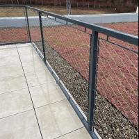 China Good Transparency Corrosion Resistant Stainless Steel Wire Cable Mesh with Customized Size for Bird Netting for sale