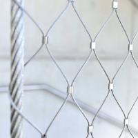 China 1.5mm 60x60mm 316L Material Wire Rope Mesh for sale