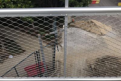 China Anti Corrosion OEM SS316 Steel Cable Mesh For Garden for sale