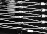 China Flexible 2.0mm 60x60mm Steel Rope Mesh for sale
