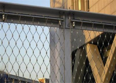 China Traffic Barrier Fence Stainless Steel 50x50 Wire Mesh For Falling Prevention for sale