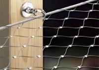China Flexible Handrail Stainless Steel Rope Mesh Netting For Bridge Stairway for sale