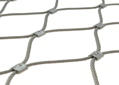 China Transparent Inox Flexible Stainless Steel Cable Netting 2.4mm for sale