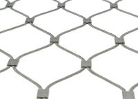 China Flexible Inox Stainless Steel Wire Rope Mesh Knotted Ferruled for sale