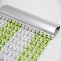 China Aluminum 1.5mm Chain Link Fly Screen Curtains Standard Door 900 X 2100mm for sale