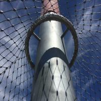 China Architectural Facade 80x80 304 Stainless Steel Rope Mesh for sale