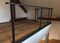China Flexible Inox Architectural Wire Mesh 300*300mm With Ferrules for sale