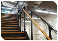 China Flexible Balustrade Stairway Stainless Steel Rope Mesh 1.5mm for sale