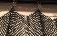 China Room Dividers Metal Coil Drapery 1.2 Mm Wire 5*5 Mm Hole for sale