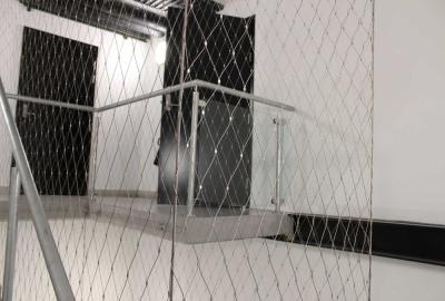 China Customized Flexible Stairway Architectural Wire Mesh With Ferrule for sale