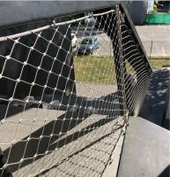 China Customized Flexible Stairway Architectural Wire Mesh With Ferrule for sale