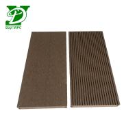 China 140x23mm WPC Composite Decking - Waterproof Wood Plastic Flooring with Custom Lengths for Outdoor Applications for sale