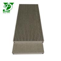 China 140x23mm WPC Composite Decking - 100% Recyclable Outdoor Waterproof Flooring for Garden & Pool Areas for sale