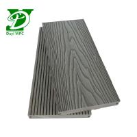 China 140x23mm WPC Composite Decking - Waterproof Wood-Plastic Flooring with Custom Lengths up to 5.8m for sale