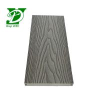 China 140x23mm WPC Composite Decking - Waterproof Wood-Plastic Flooring with Custom Lengths up to 5.8m for sale