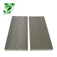 China 140x23mm WPC Composite Decking - Waterproof Wood-Plastic Flooring with Custom Lengths up to 5.8m for sale