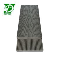 China 140x23mm WPC Composite Decking - Waterproof Wood-Plastic Flooring with Custom Lengths up to 5.8m for sale