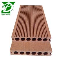 China 140x25mm Hollow WPC Composite Decking Panel - Waterproof, Moisture Resistant, Easy Installation for sale