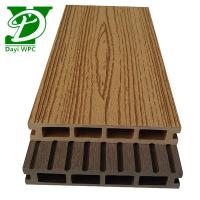 China Commercial Waterproof WPC Composite Decking 145x25mm Hollow Design - Custom Lengths Available for sale