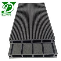 China Anti-Skid WPC Composite Decking Boards 146x21mm Hollow Core Waterproof Outdoor Flooring for sale