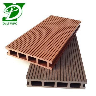 China High Durability Waterproof WPC Composite Deck Tiles 150x22mm Section Size Custom Length for sale