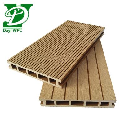 China Customizable WPC Composite Decking Panel 150x25mm - Waterproof Anti-Mildew Outdoor Flooring for sale