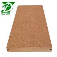 China 140x23mm Waterproof WPC Composite Decking - Custom Length Wood Grain Outdoor Flooring for sale