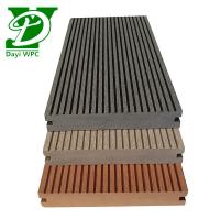 China 140x23mm Waterproof WPC Composite Decking - Custom Length Wood Grain Outdoor Flooring for sale