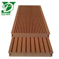 China Anti-Skid Hollow WPC Composite Decking 150x25mm Section Size - Waterproof & Custom Length Options for sale