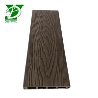 China TN-03E Hollow WPC Composite Decking 140x23mm Section Water Resistant Outdoor Flooring Solution for sale