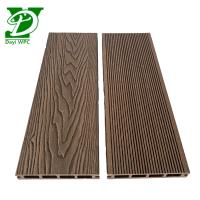 China TN-03E Hollow WPC Composite Decking 140x23mm Section Water Resistant Outdoor Flooring Solution for sale