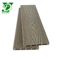 China Hollow WPC Composite Decking 140x23mm - Waterproof Outdoor Flooring with Custom Length Options for sale